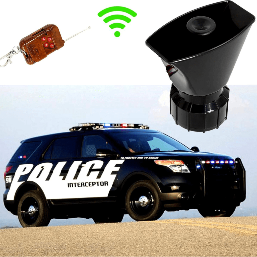 Car Siren Horn Speaker System Brown Remote Controller - Casta Auto ...