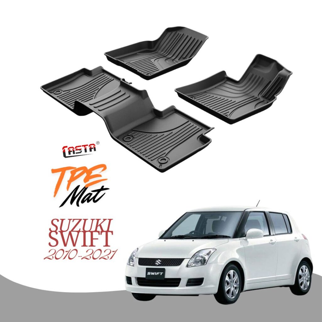Suzuki Swift 2010-2021 TPR Car Floor Mats - Premium Interior Protection ...
